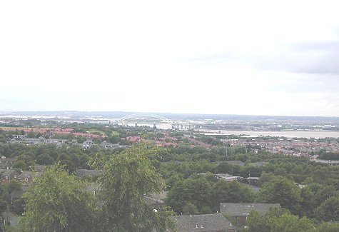 "Runcorn from Halton castle" by Darren M Hoyle at PicturesofEngland.com