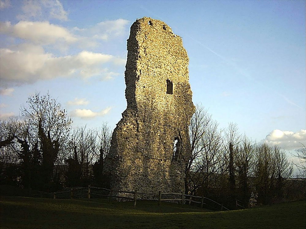 "The last remaining tower of Bramber Castle, West Sussex" by Mark ...