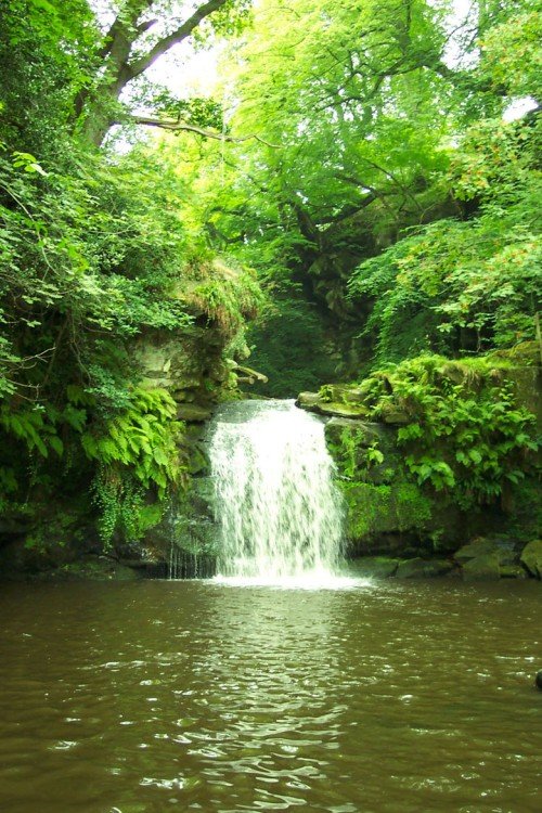 "Thomason Foss Waterfall, Beck Hole, Goathland, North Yorkshire Moors ...