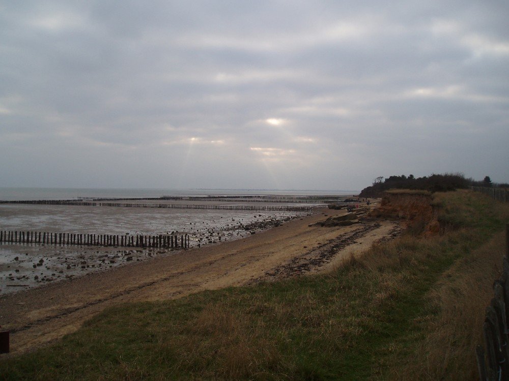 "Beach at West Mersea, Essex" by Jane Brown at PicturesofEngland.com
