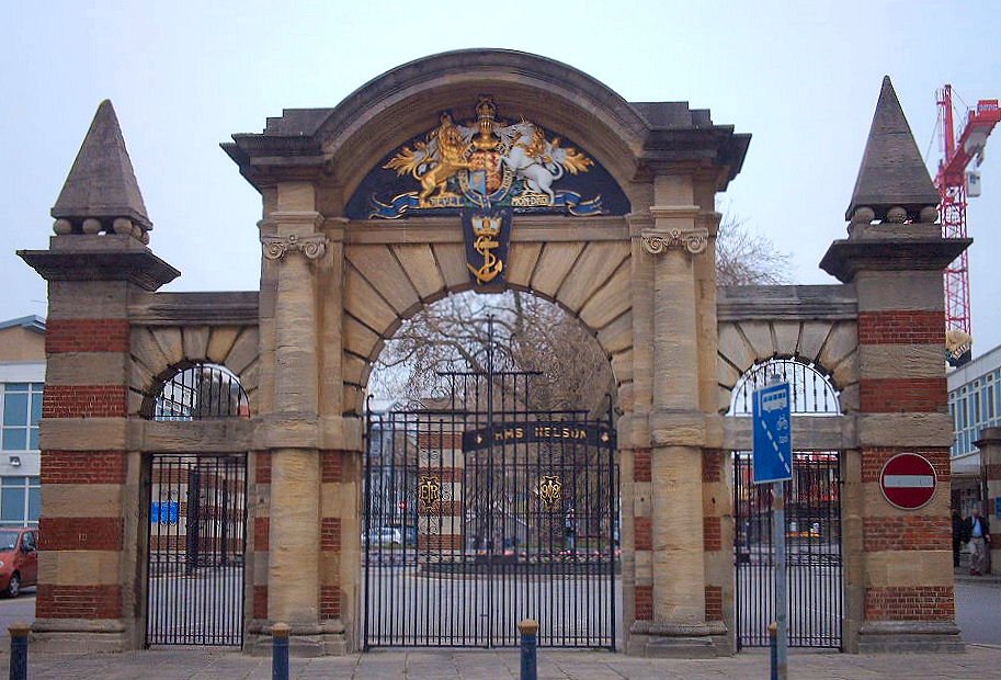 "Main gate to HMS Nelson Naval Base, Queens Street, Portsmouth" by Dana ...