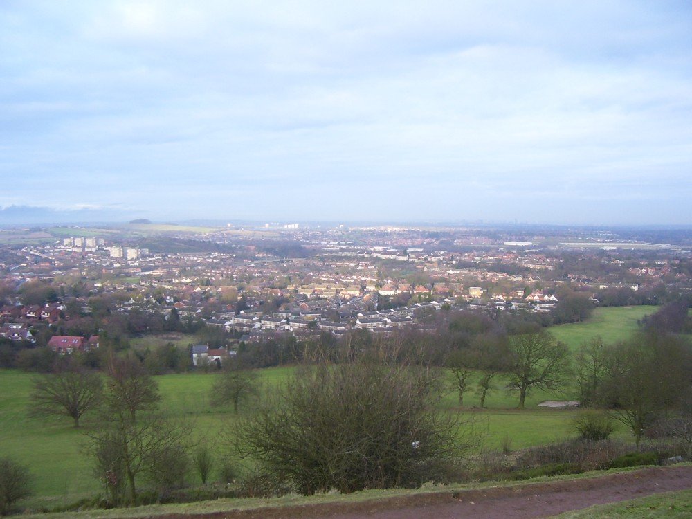 "Looking across Rubery and Rednal from the Beacon Hill, Lickey Hills ...