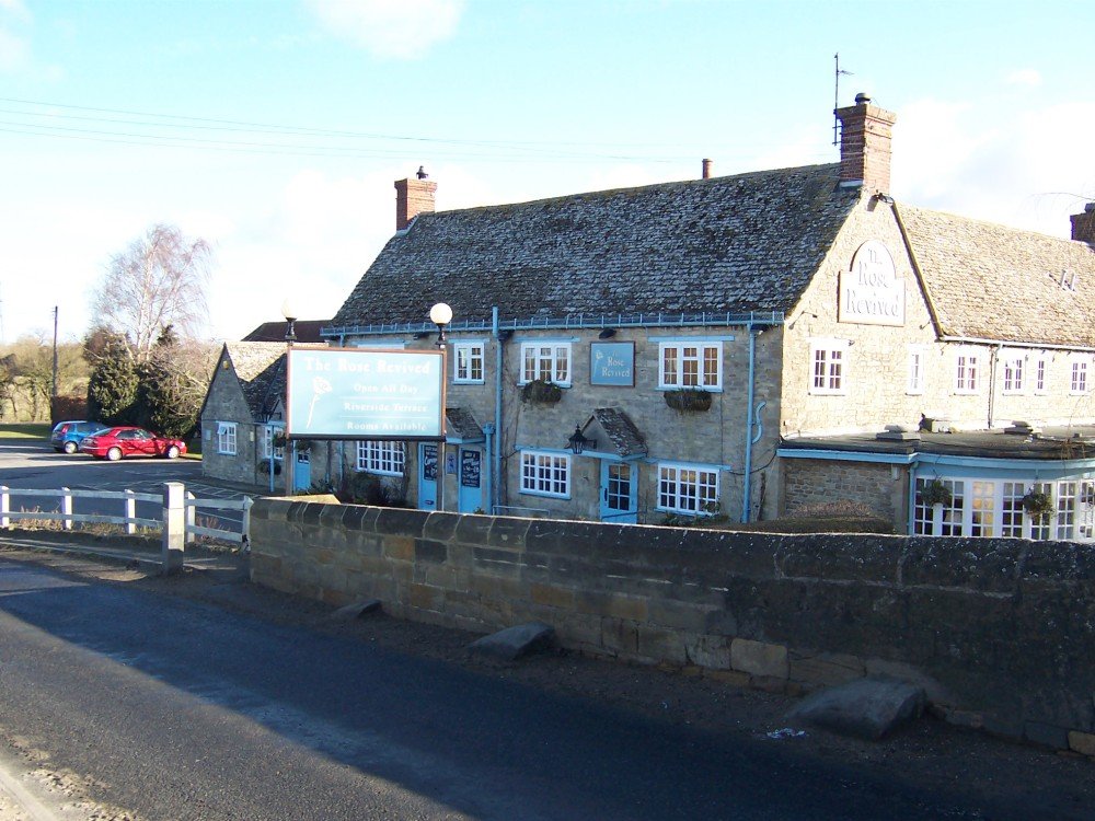 "The Rose Revived Pub, Newbridge, Oxfordshire" by Margaret Dickinson at ...