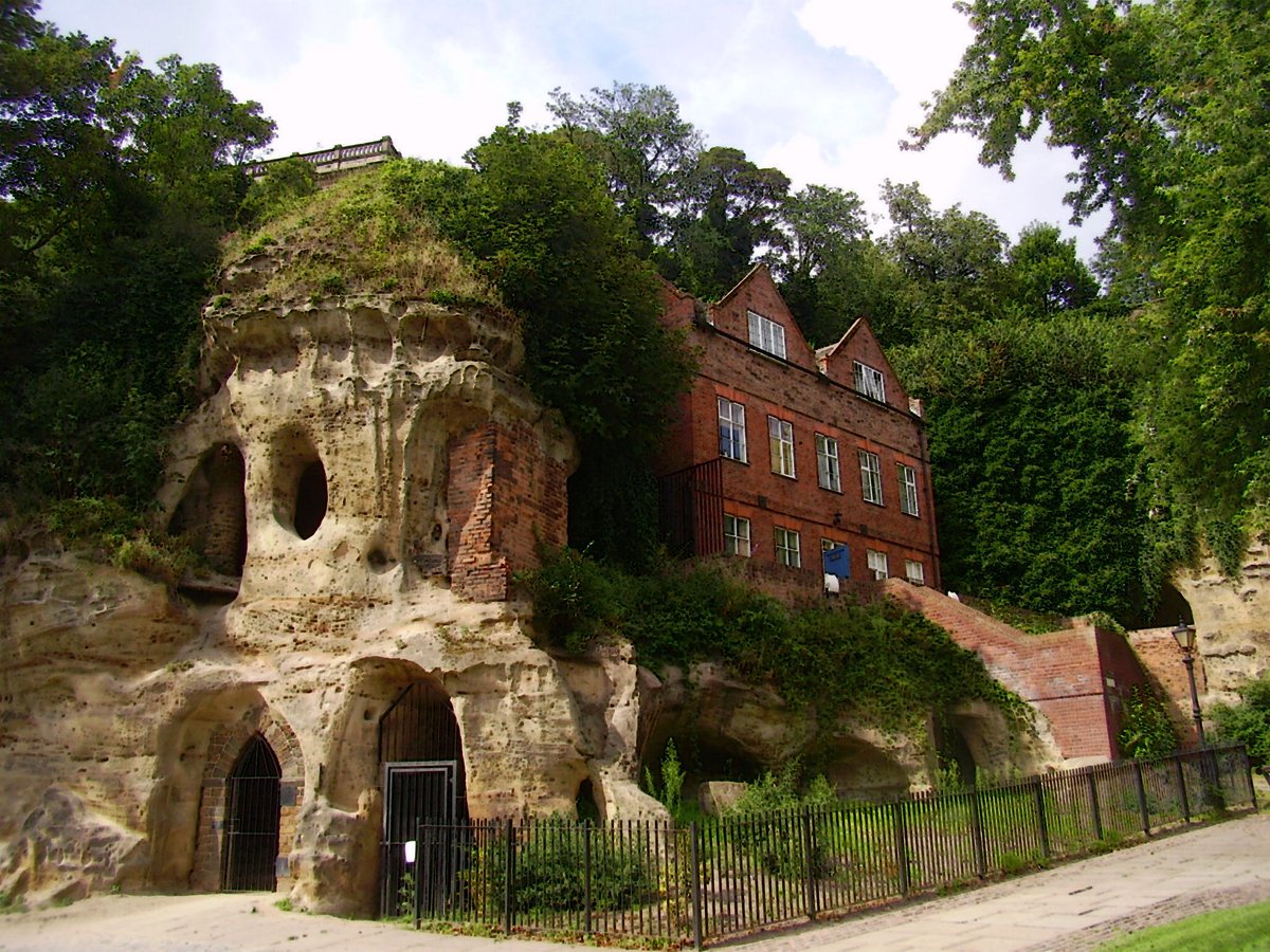 "The Old School House on the grounds of Nottingham Castle" by Trevor ...