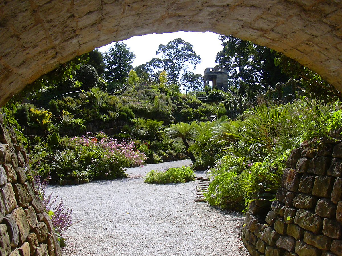 "View of the Grotto in Brodsworth Hall gardens, South Yorkshire" by ...