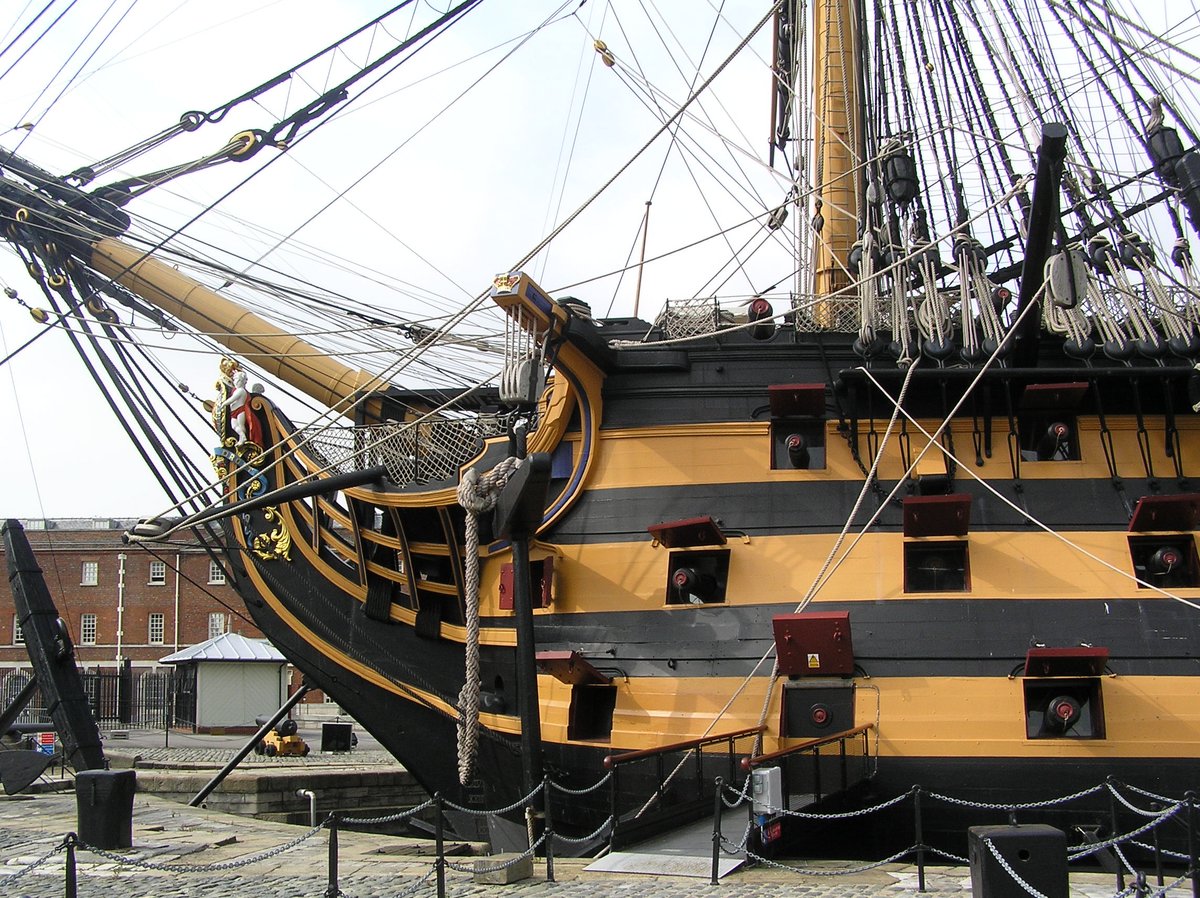 "The bow section of HMS Victory." by Hilary Hoad at PicturesofEngland.com
