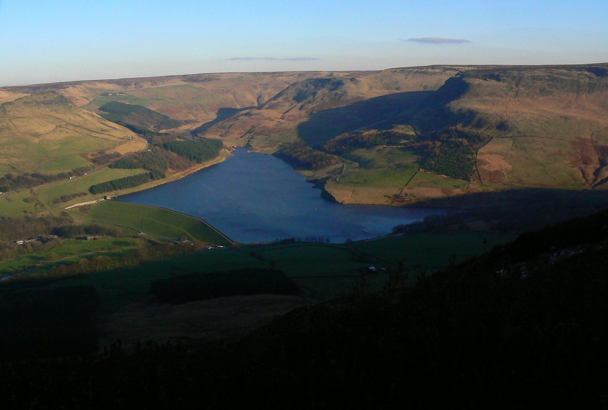 "Dovestones Reservoir from Indians Head" by Alan Bishop at ...