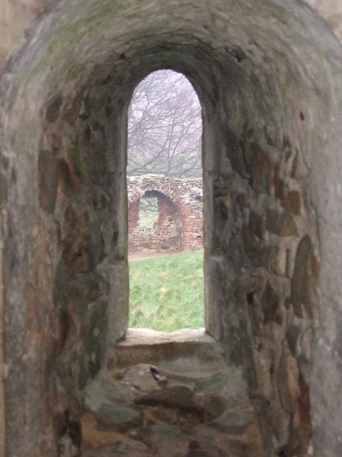"Looking out from within Castle Rising Castle" by Phil Jobson at ...