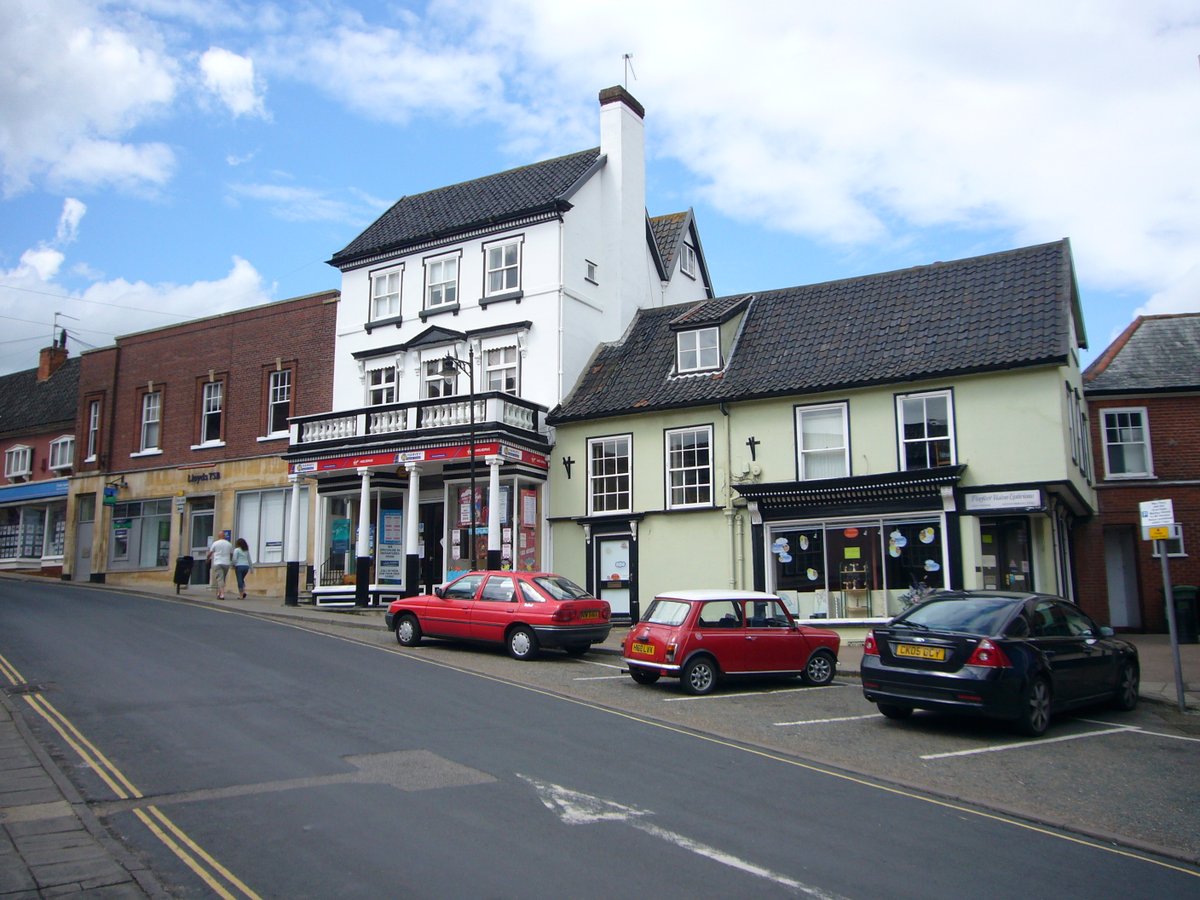 "Town centre, Diss, Norfolk" by Milla Engel at PicturesofEngland.com