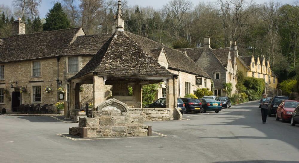 "The Cross Castle Combe" by Ruth Barnes at PicturesofEngland.com