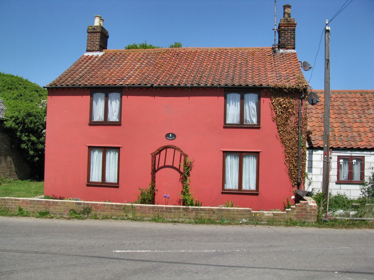 "A suffolk - pink house in Henstead" by Peggy Cannell at ...