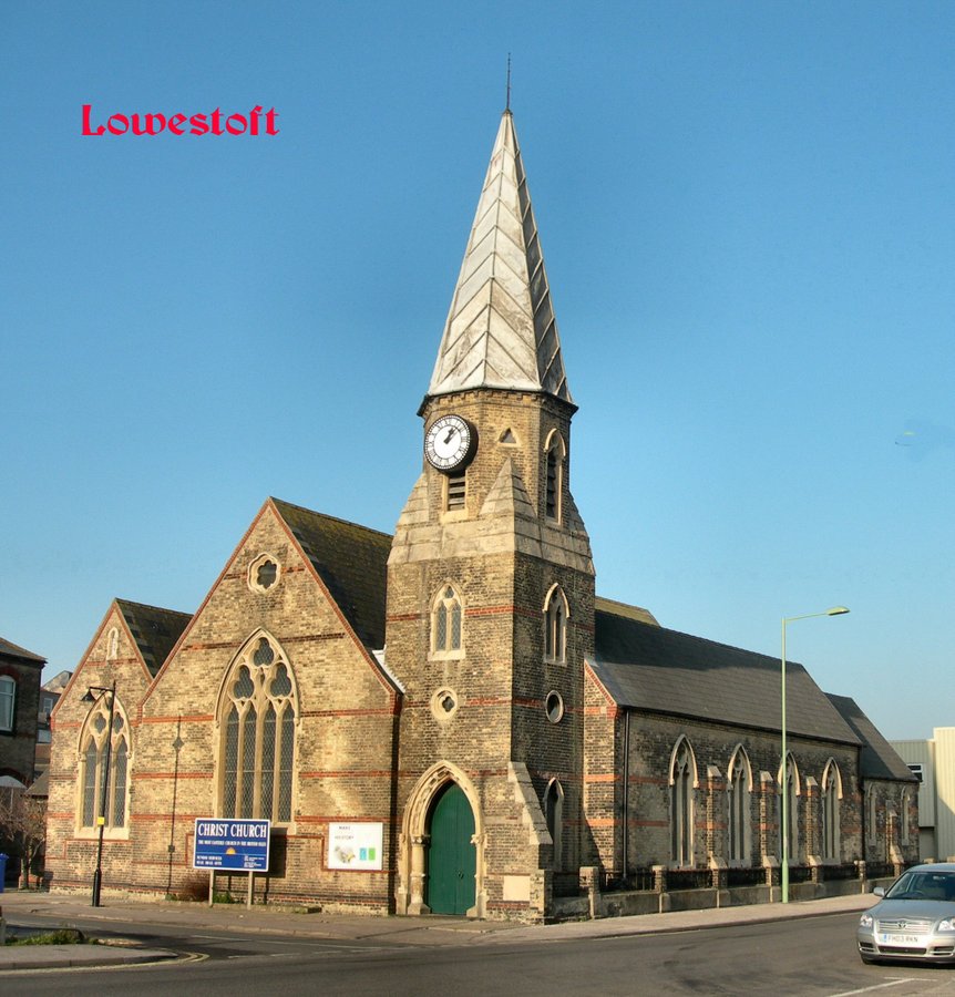 "Christ Church, Lowestoft." by Peggy Cannell at PicturesofEngland.com