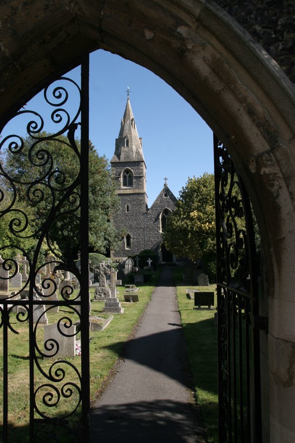 "St. Peter's Church, Marlow" by Edward Lever at PicturesofEngland.com