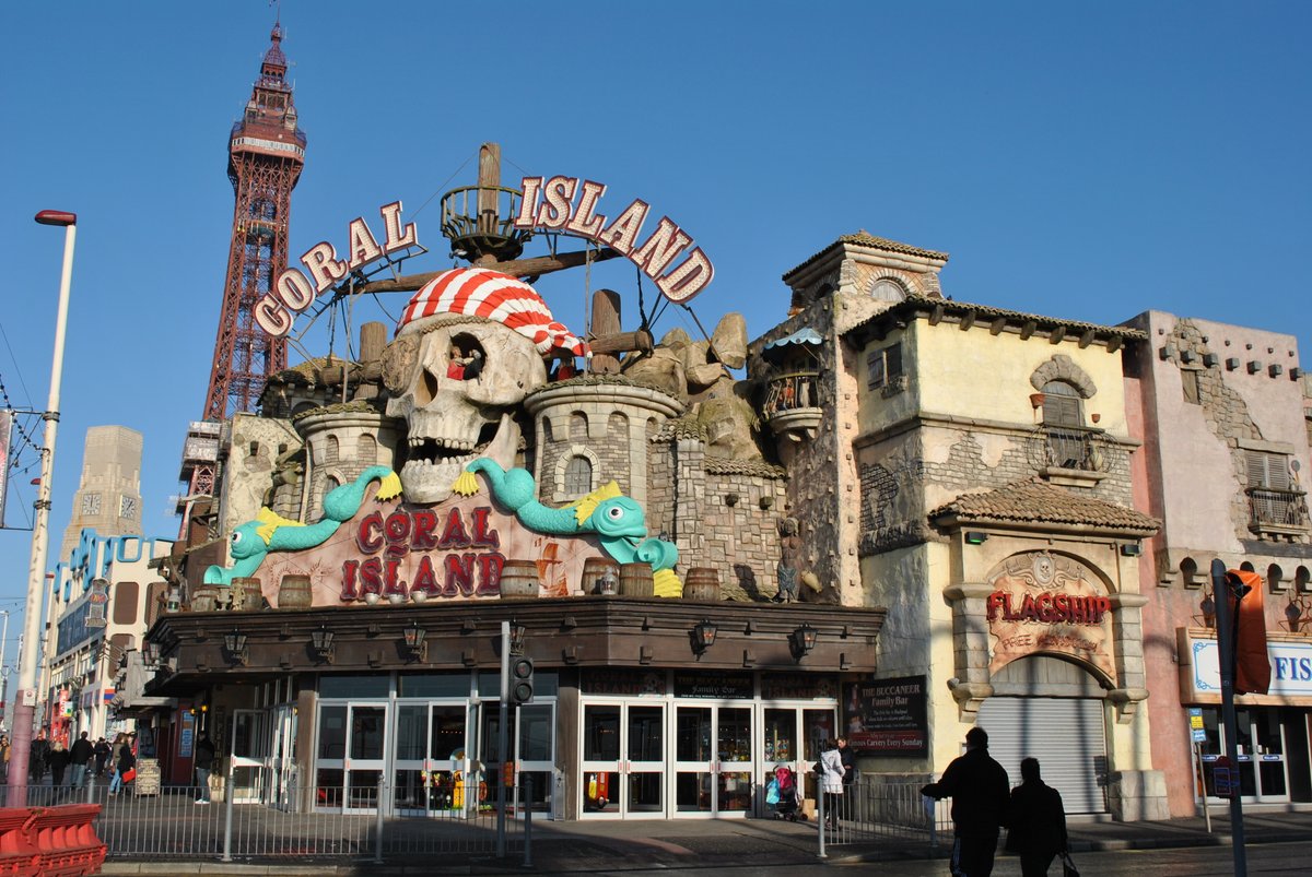 "Coral Island from the prom" by Ted Scott at PicturesofEngland.com