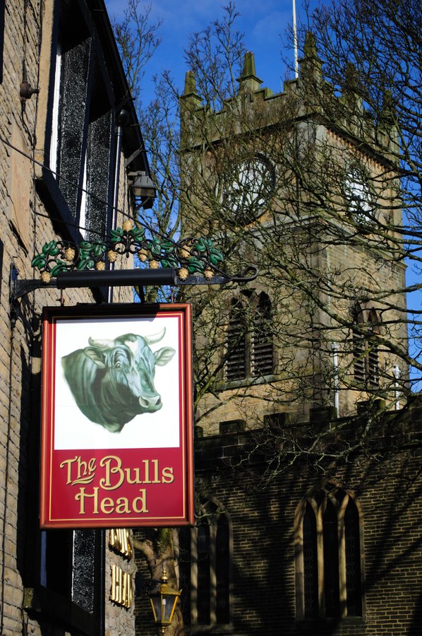 "The Bulls Head and Church of Hayfield" by Robert Smith at ...