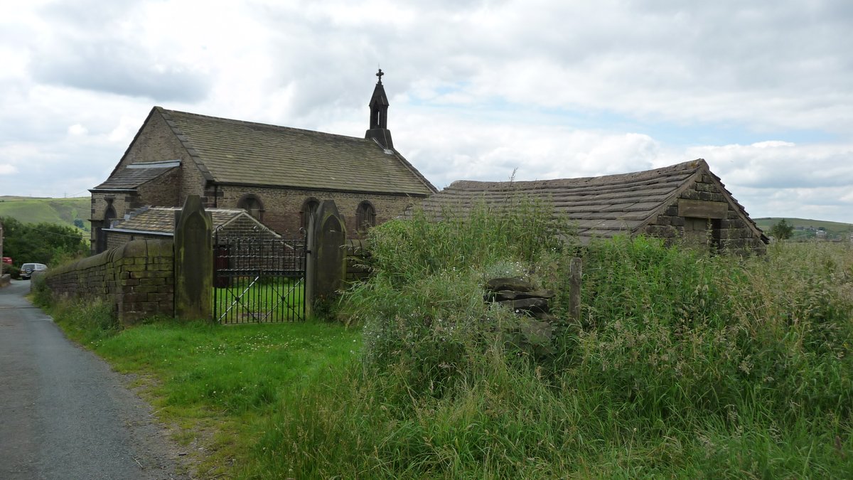 "St Thomas Church at Heights Lane, Friarmere" by Ken Bolton at ...