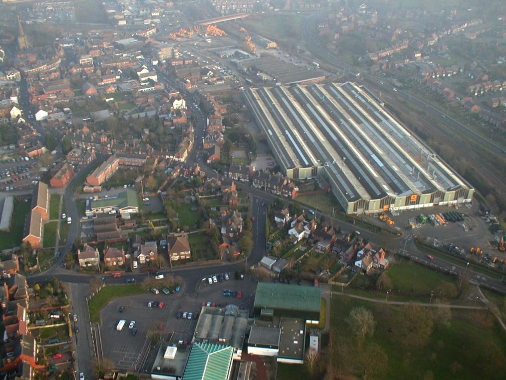"JCB at Uttoxeter" by Alf Beard at PicturesofEngland.com