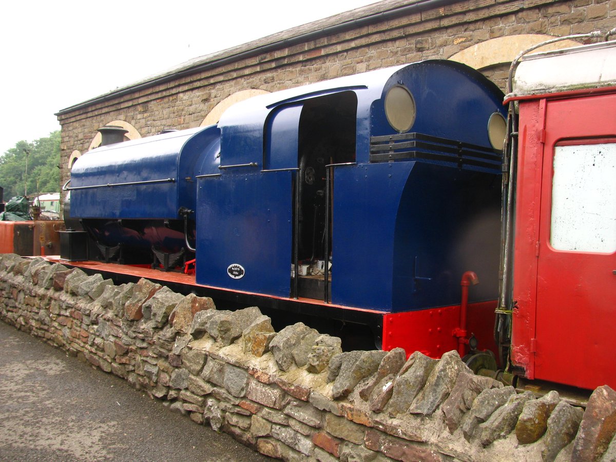 "Blue Tank Engine" by David Roberts at PicturesofEngland.com