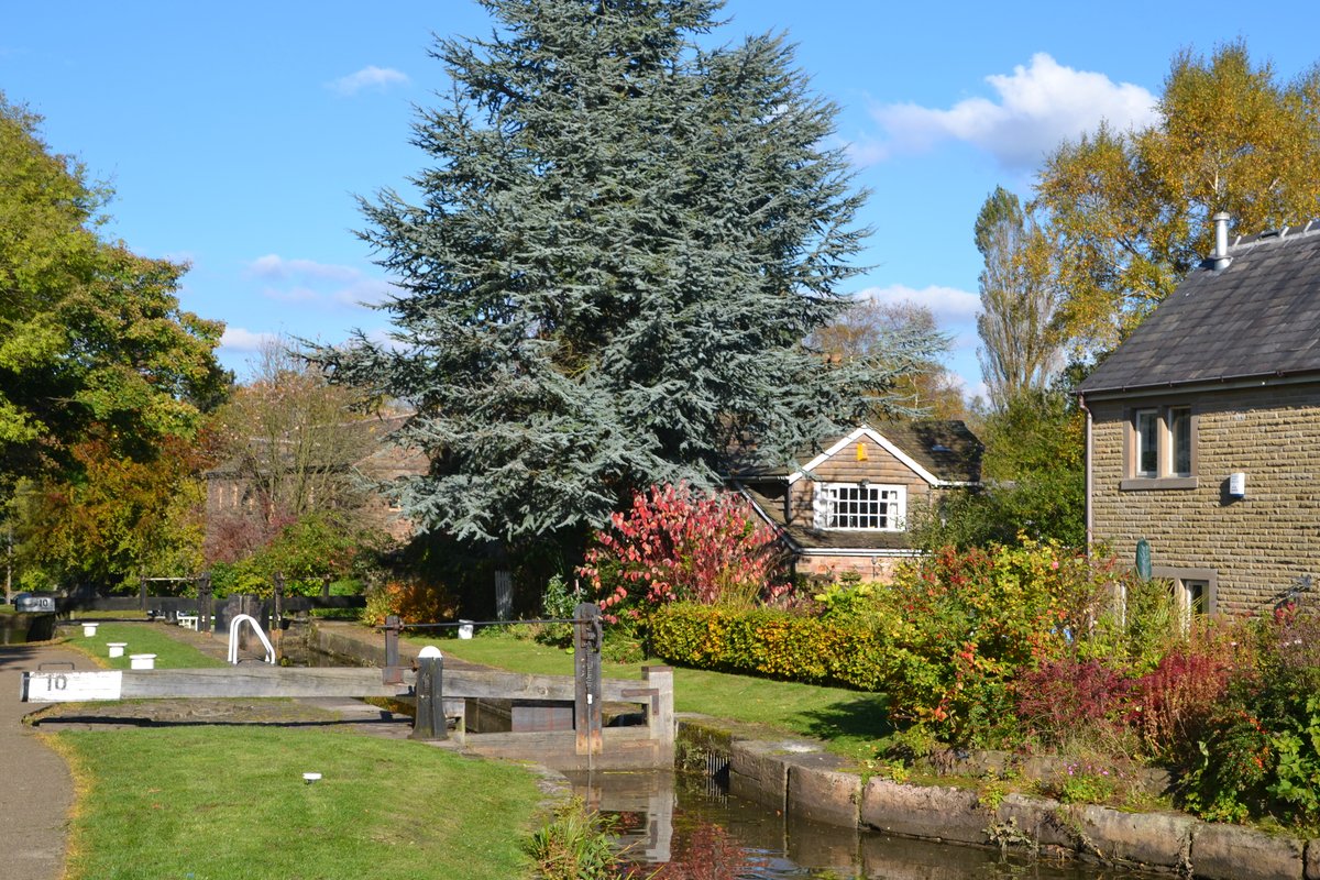"The Locks at Marple Bridge" by Christine Cooney at PicturesofEngland.com