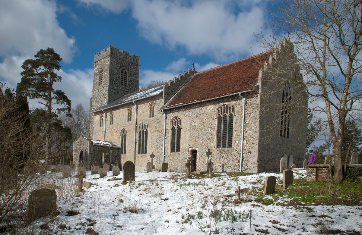 "The Parish Church of St Cross South Elmham, Suffolk" by Robin ...