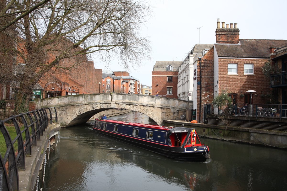 "Duke Street Bridge, Reading" by Edward Lever at PicturesofEngland.com