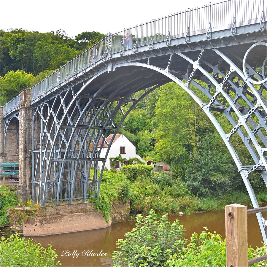 "The Iron Bridge, Ironbridge, Shropshire" by Polly Rhodes at ...