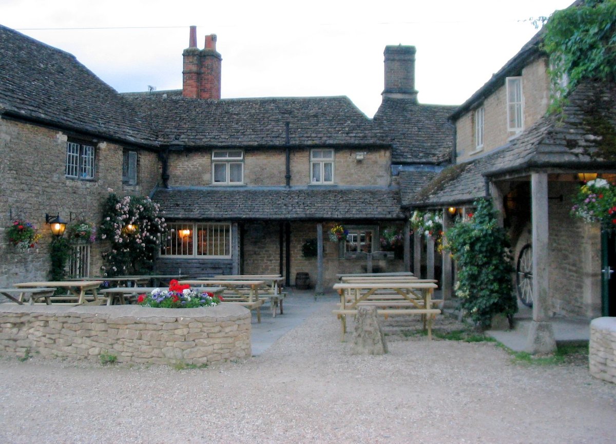 "George Inn Outside Eating Area - Lacock - June, 2003" by Judith Hays ...