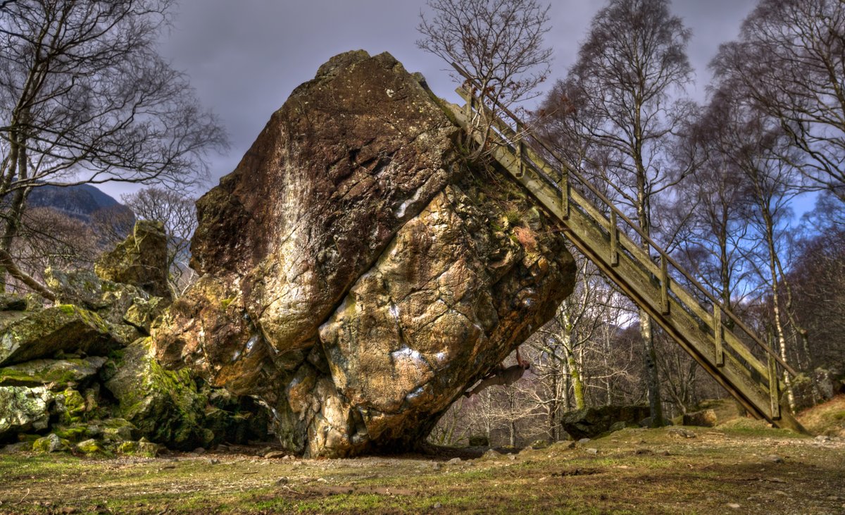 "Bowder Stone in Borrowdale, Cumbria" by Dave Massey at ...
