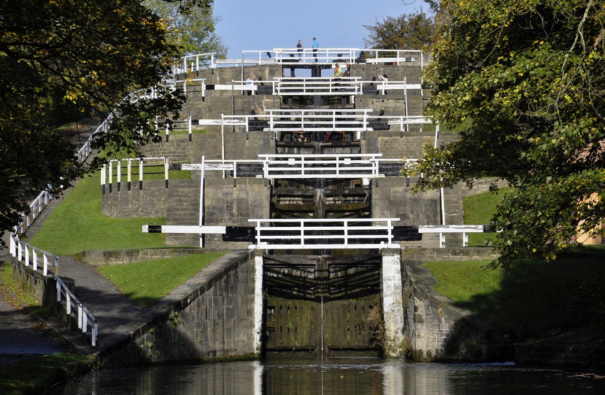 "Bingley 5 Rise Lock, West Yorkshire" by Maria Coates at ...