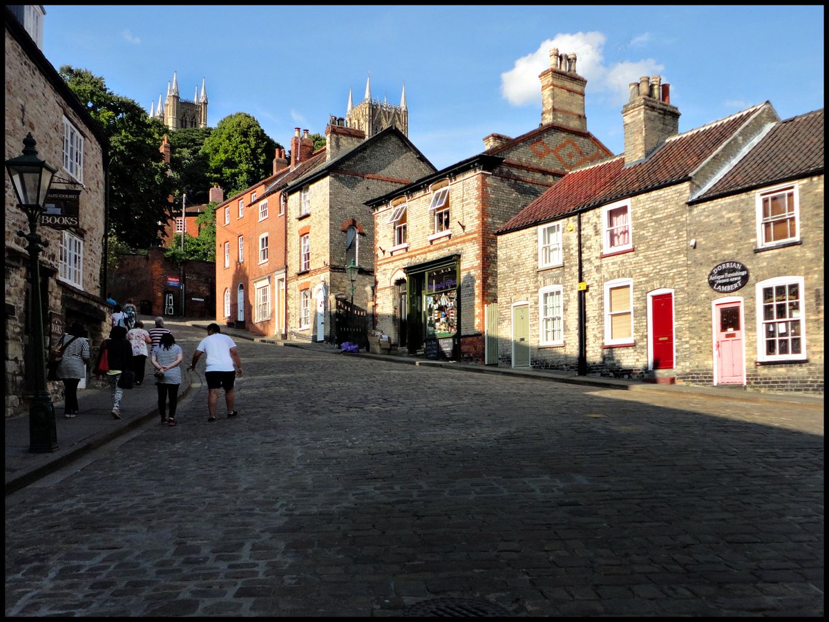 "Steep Hill, Lincoln" by Ron Timms at PicturesofEngland.com