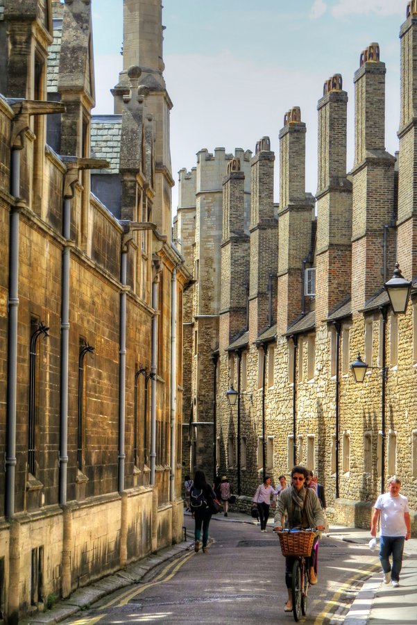 "Trinity Lane, Cambridge" by Ian Gedge at PicturesofEngland.com