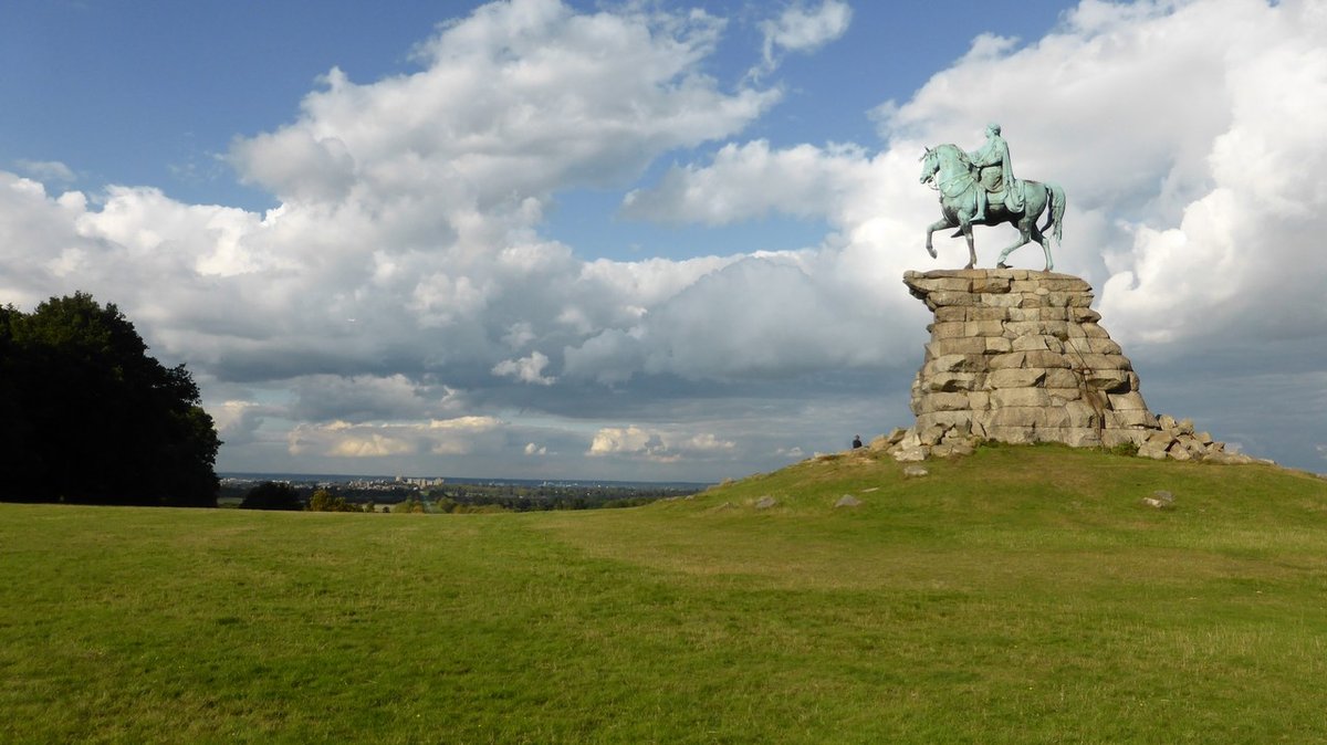 "The Copper Horse Monument at the end of The Long Walk Windsor Castle ...