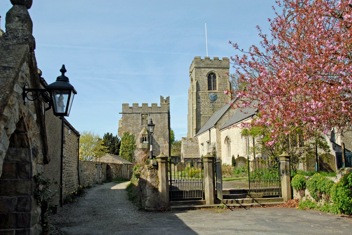 "Marmion Tower and Church, West Tanfield" by Paul V. A. Johnson at ...