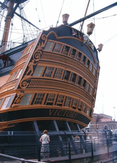 "HMS Victory backside" by PirateDuchess at PicturesofEngland.com