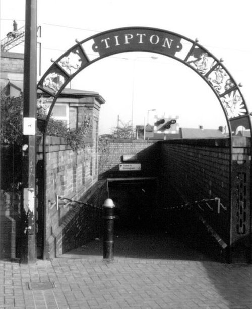 "Tipton train station subway" by at PicturesofEngland.com