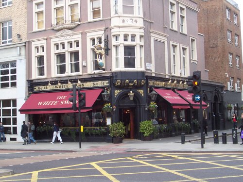 "The White Swan Vauxhall Bridge Road" by Caz Caz at PicturesofEngland.com