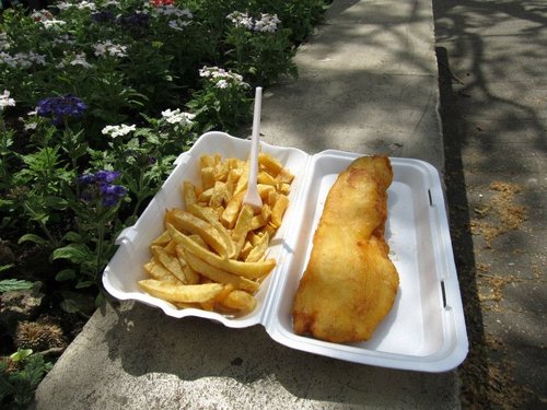 "Fish and Chips at Olney Car Show" by Rod Warner at PicturesofEngland.com