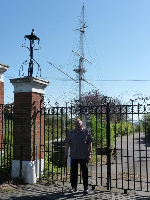 "The mast at HMS Ganges." by Robert Hanley at PicturesofEngland.com